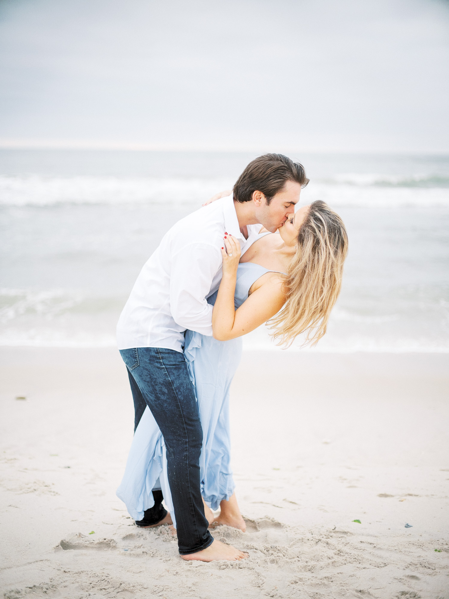 Fire Island Engagement Photos | Emma & Bill - Tom Schelling Photography